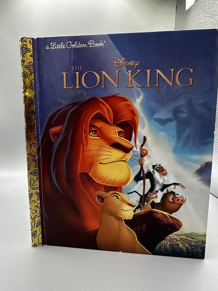 2011 The Lion King Little Golden Book Simba NALA Pumba Timon Raffiki ...