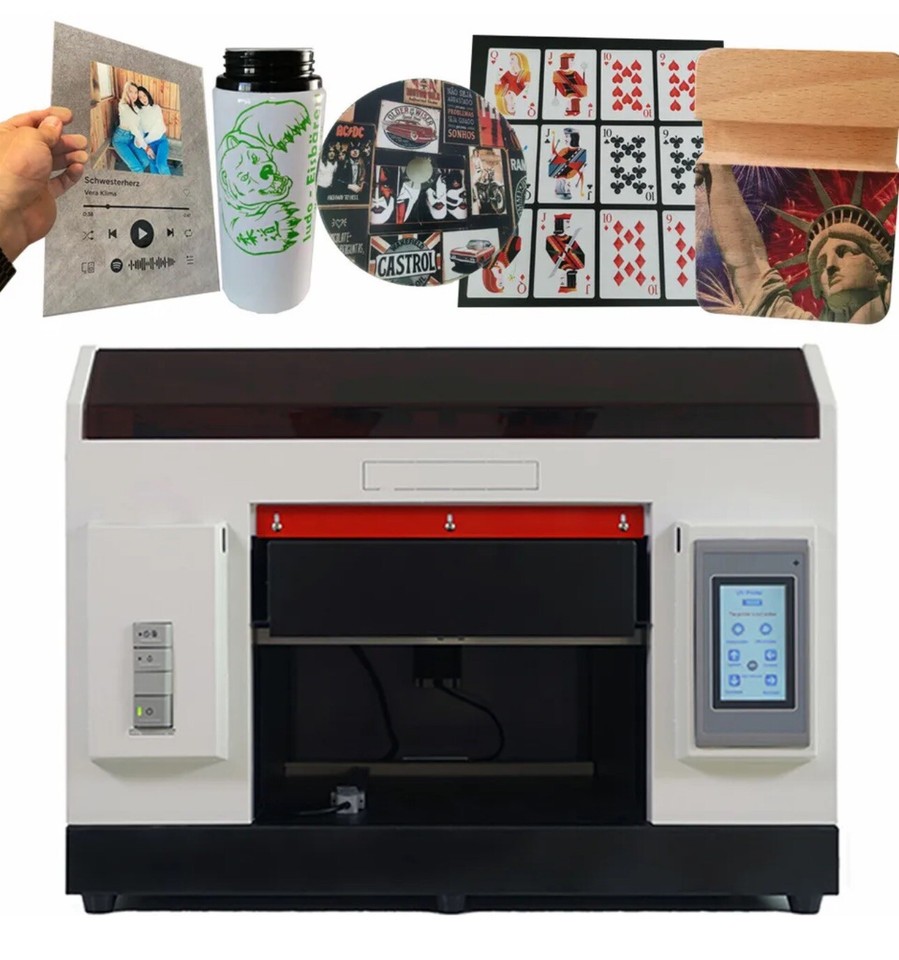 2023 Procolored UV Printer A3 Size Flatbed Printer Rotation Glass Metal ...