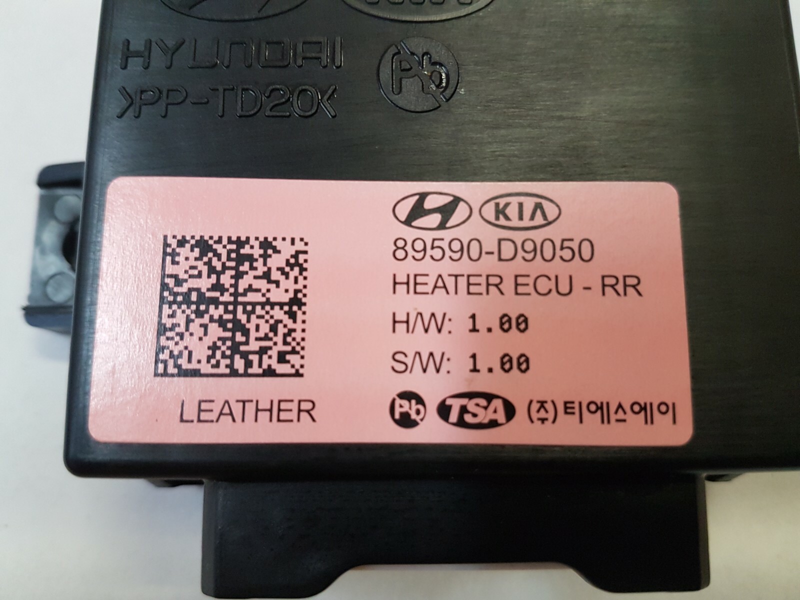 KIA SPORTAGE 2016 2.0CRDi RHD HEATED SEAT CONTROL MODULE OEM 89590 ...