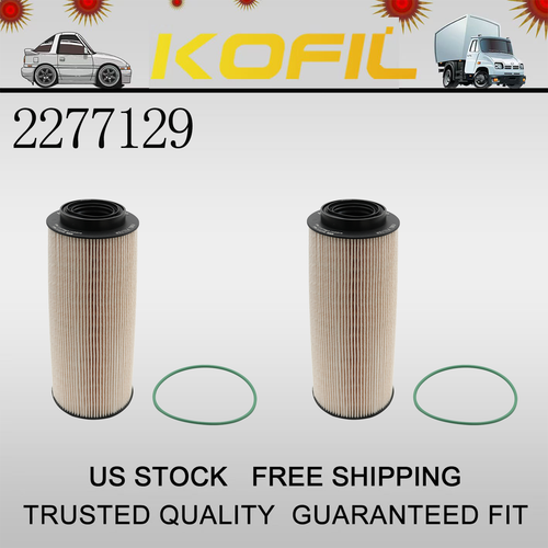 2pcs 2277129 2277129PE Fuel Filter With Ring For 2164463 2164463PE | eBay