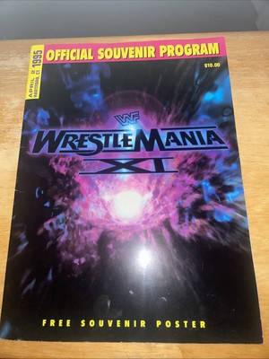 WWF Wrestlemania 11 XI Program 1995 Wrestling WCW NWA WWE RAW Magazine ...