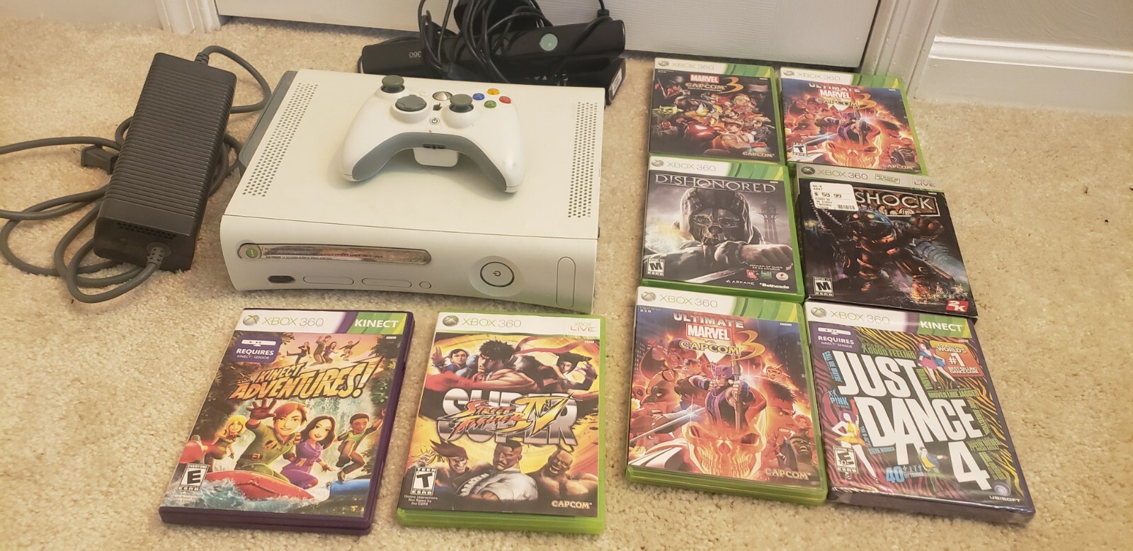 Xbox 360 Kinect White Bundle
