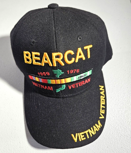 Bearcat Vietnam Veteran, 1959-1975, black hat | eBay