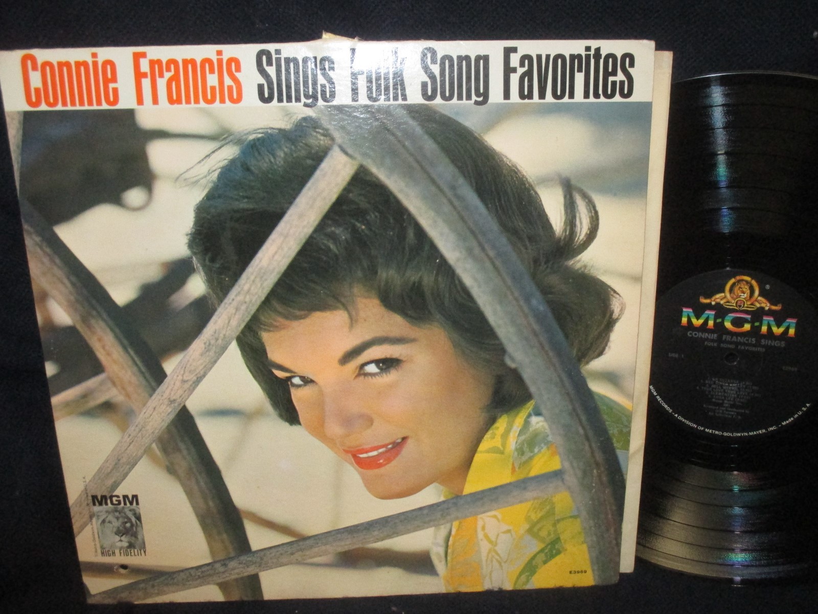 Connie Francis Sings "Folk Song Favorites" LP | eBay