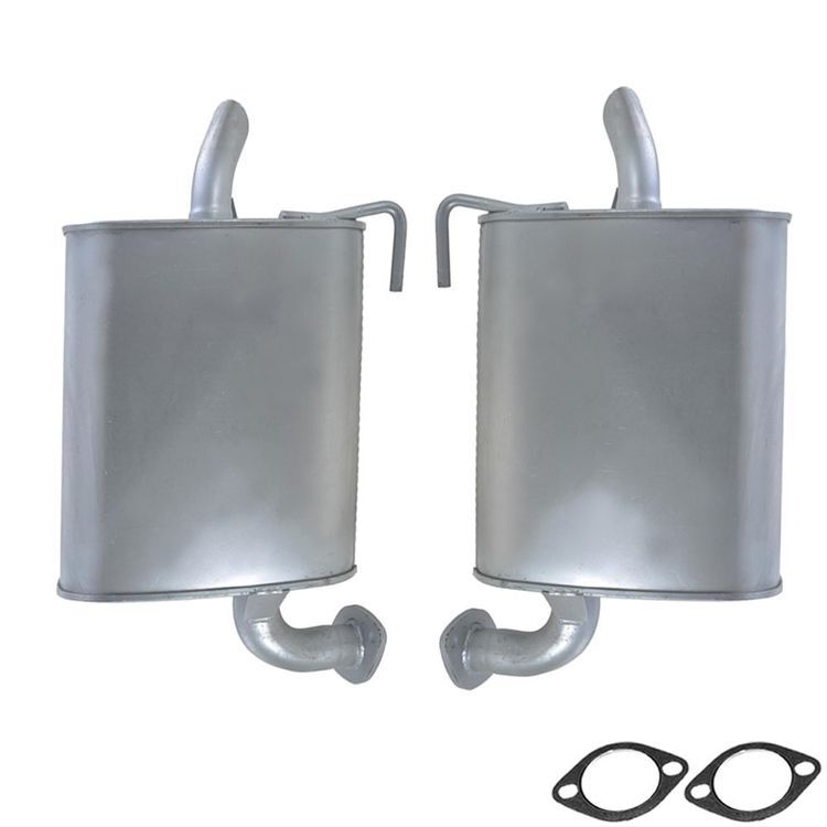 Pair of Rear Exhaust Mufflers fits: 2005-2009 Subaru Outback 3.0L | eBay