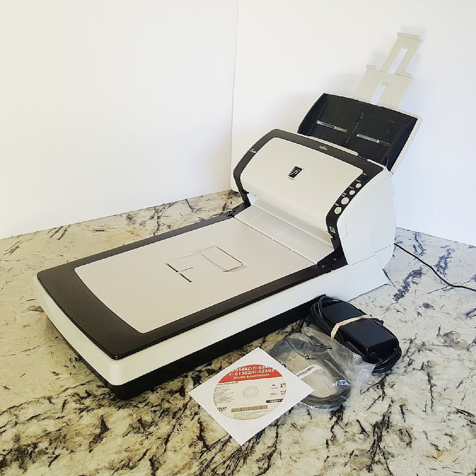 Fujitsu Over 30 SOLD Fujitsu fi6240Z Flatbed Scanner w/ AC Adapter+USB ...