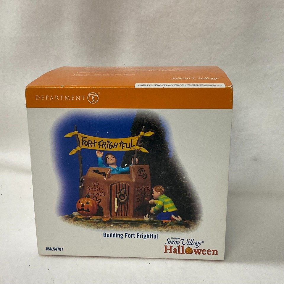 Department 56 Halloween "Building Fort Frightful" | eBay