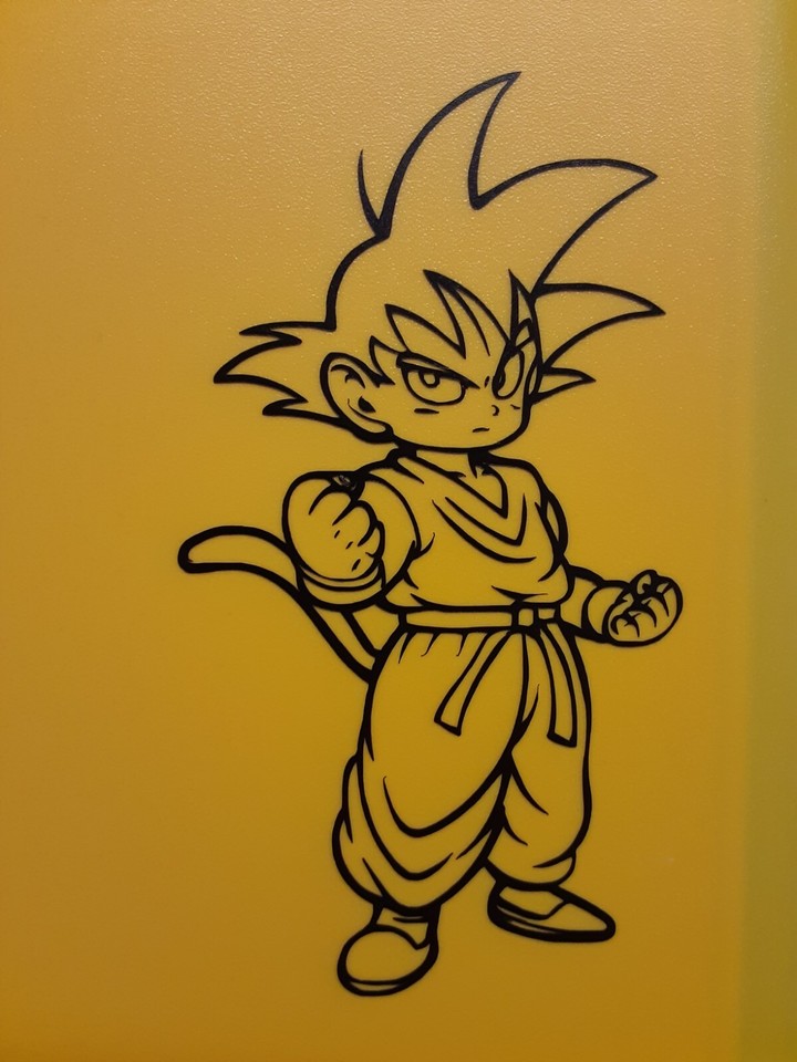 Dragon Ball Z Kid Goku Base Sticker Vinyl Decal Great for Windows ...