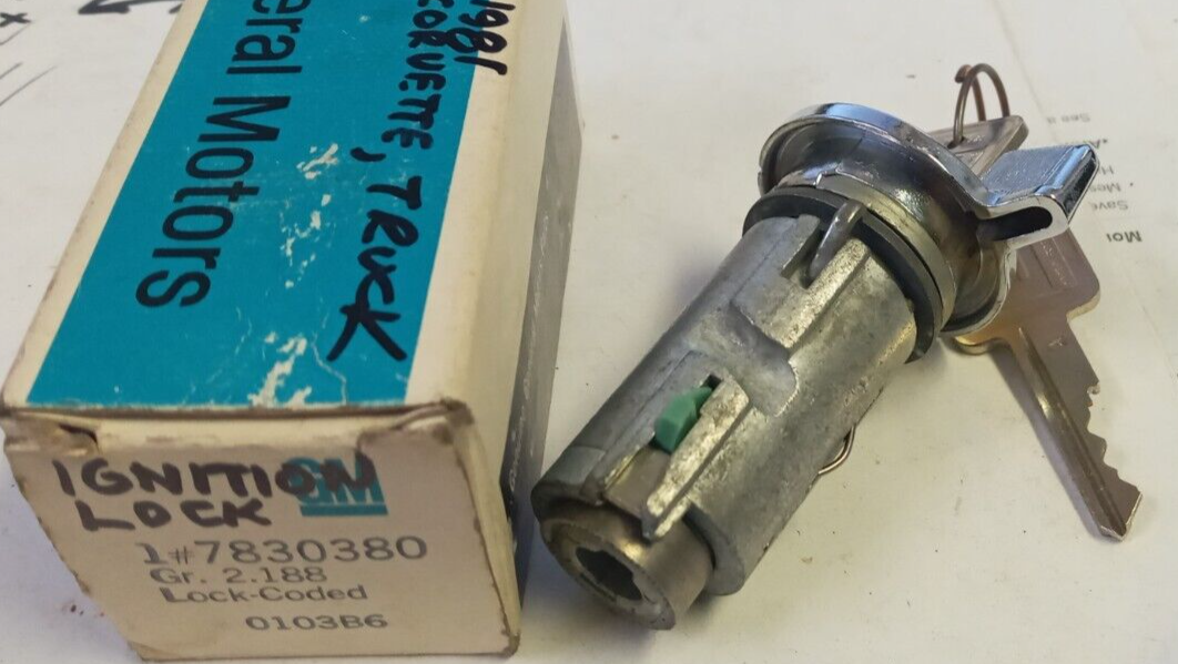 1980 Camaro Z28 GM Oem-ignition Lock Cylinder 7830380 for sale online ...