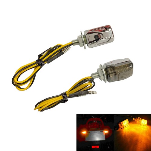 Pair 6mm LED Micro Mini Tiny Small Indicators Turn Signals Motorcycle ...