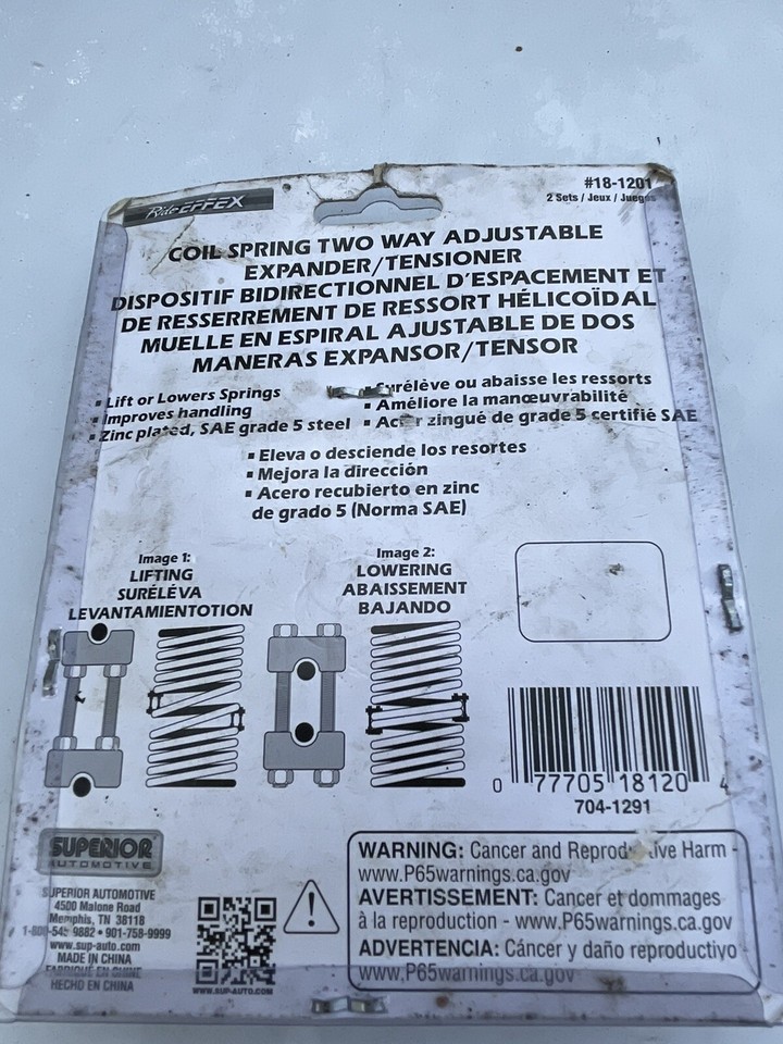 Coil spring two way adjustable expander/tensioner | eBay