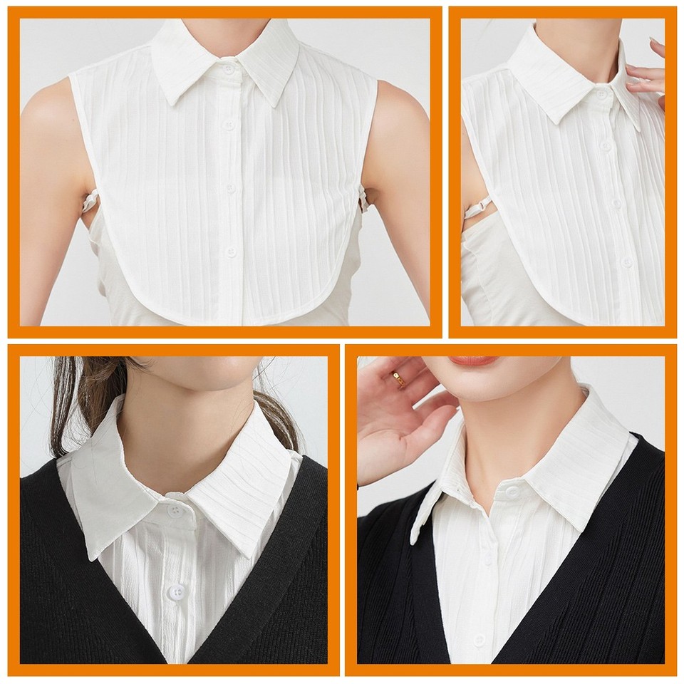 Fashion Collar Girls Detachable Fake Attachment Women Artificial | eBay ...