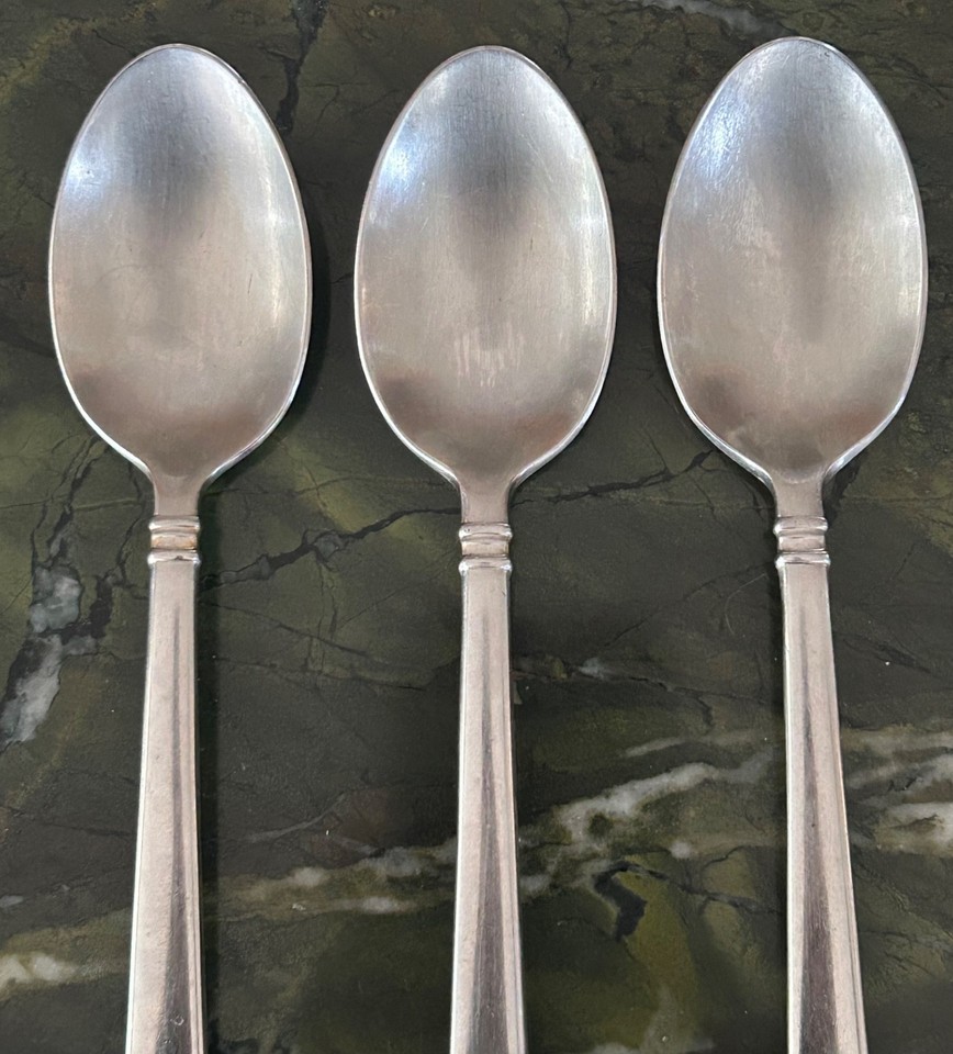 Set 3 Lenox Eternal Gold 18/8 Tablespoons Stainless Silver Made in ...