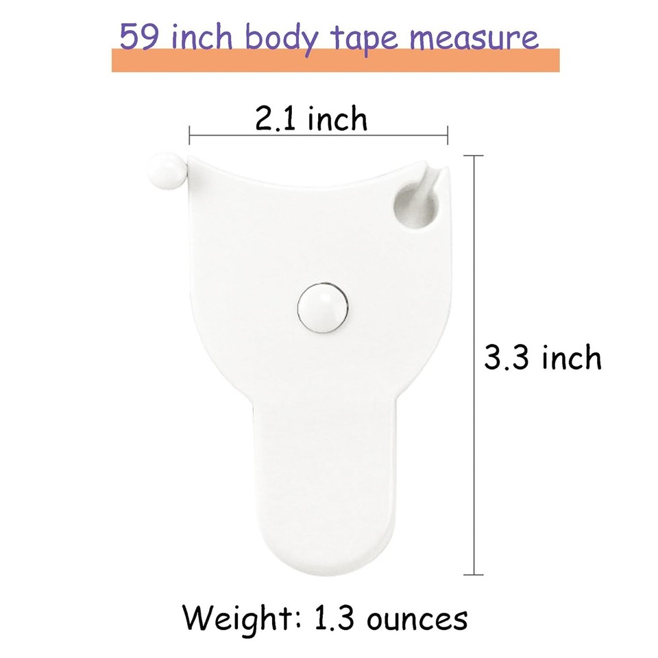 Measuring Tape for Body Measurements, 60 Inch 3D Measuring Tape, Arms ...