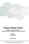 Program Design Calculi by Manfred Broy (Hardcover, 1993) for sale online | eBay