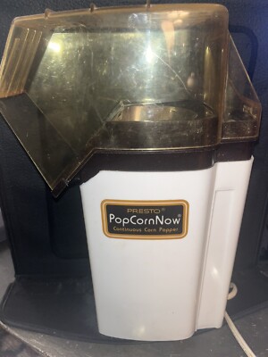 Vintage Presto® PopCorn NOW Hot Air Continuous Corn Popper Model ...