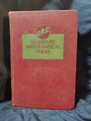 CRC STANDARD MATHEMATICAL TABLES 12th Edition 1960 | eBay