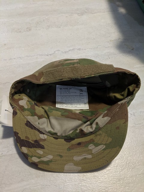 ARMY OCP PATROL CAP, NEW WITH TAGS, CAMO, SIZE 7 AND 1/4, ARMY ISSUE ...