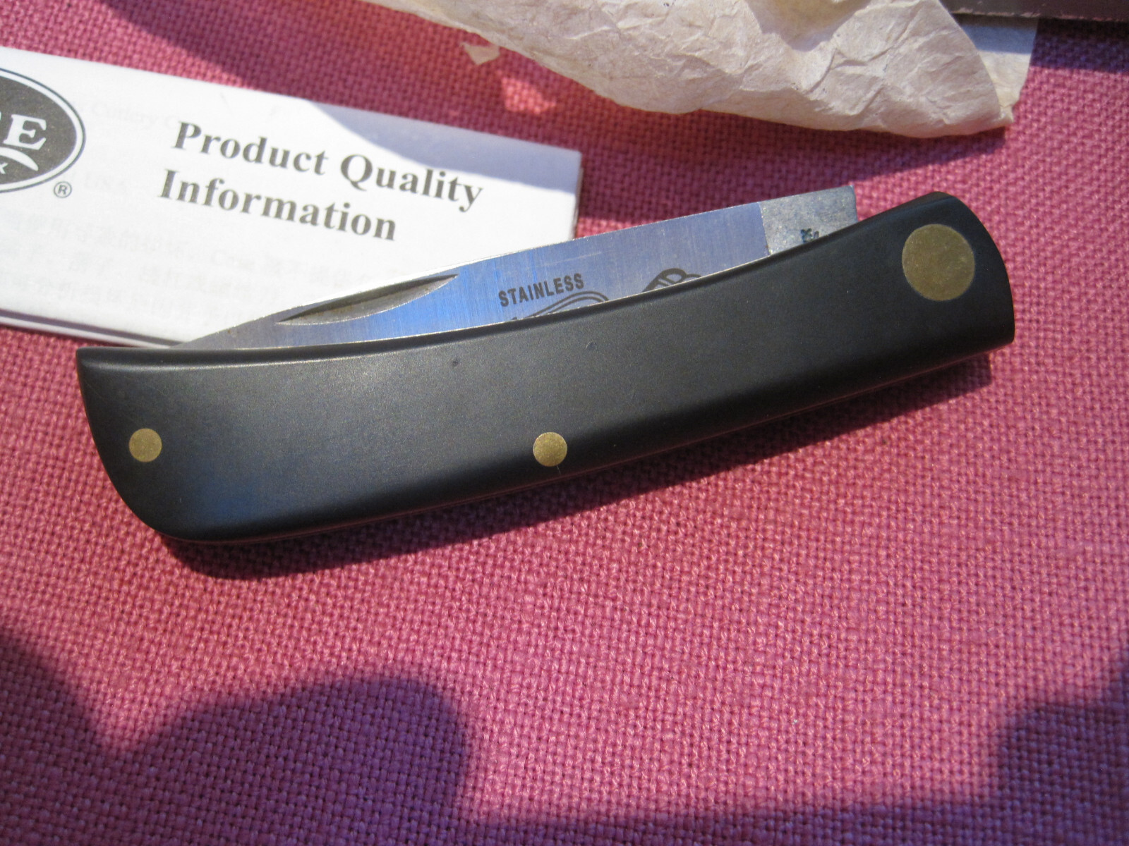 Case 2137 SS Sodbuster One Blade Pocket Knife Made in USA | eBay