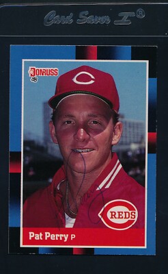 1987 Donruss #626 Pat Perry Reds Signed Auto *24570 | eBay