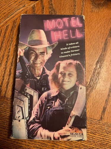 MOTEL HELL (1980) VHS Rory Calhoun WOLFMAN JACK Rare OOP Slasher Horror ...