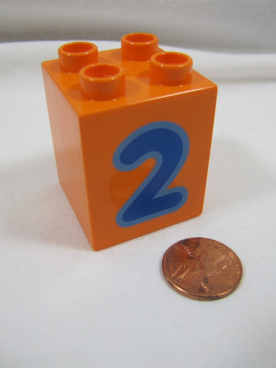 Lego Duplo Number 2 Train Replacement 2 X 2 X 2 Block Building Brick ...