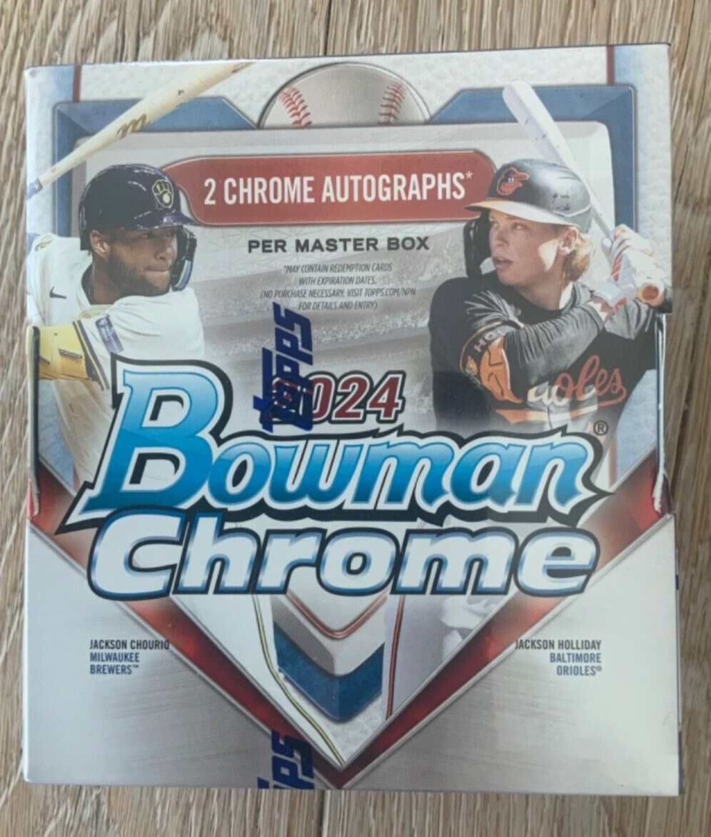 2024 Bowman Chrome Baseball master hobby box factory sealed | eBay