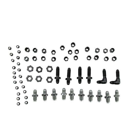Brake Line Tuck Fittings Adapters Kit For 88-00 Honda Civic 90-01 Acura ...