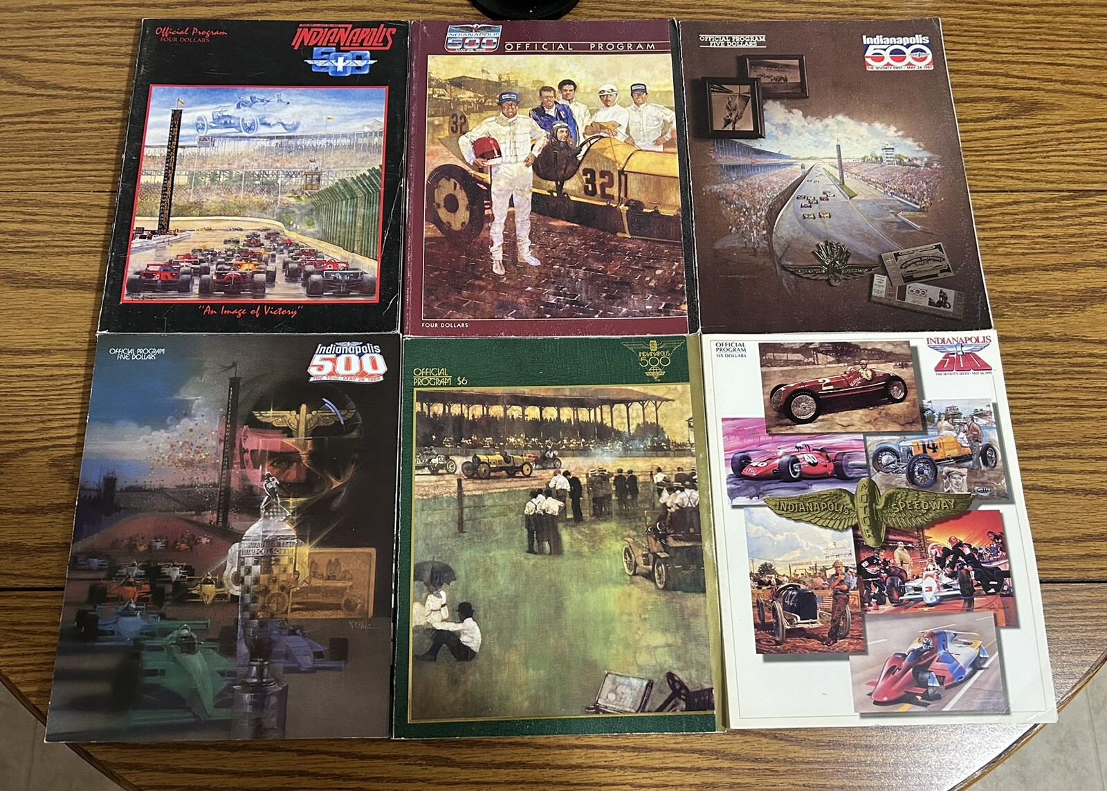 Vintage Indy Indianapolis 500 Official Programs, Lot Of 8 | eBay