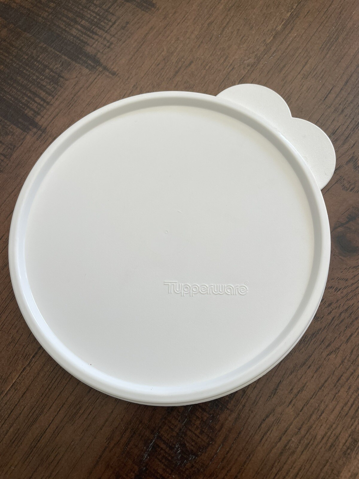 Tupperware Replacement Seal C Lid 2541 White Butterfly Tab 6" | eBay