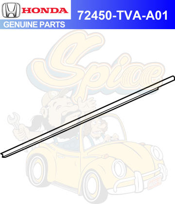 Genuine Honda 72450-TVA-A01 Driver LH Front Door Belt Molding 18-22 ...