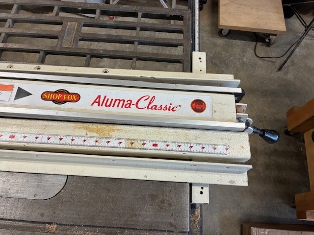 Shop Fox W1720 - Aluma-Classic Fence w/ Standard Rails | eBay