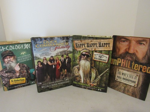 Lot of 4 Duck Dynasty Books Phil Si Willie Robertson | eBay