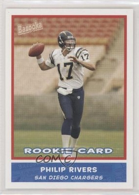 2004 Bazooka Philip Rivers #170 Rookie RC 0b2 | eBay