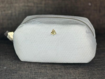 Beautiful Soft Velvet Guerlain Pouch in Soft Velvet white and gold ...