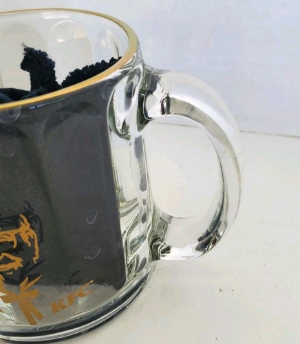 Vintage kfc Mug Coffee Cup Glass Kentucky Fried Chicken Colonel Sanders ...
