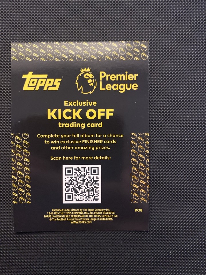 Topps Premier League stickers 2026 - Yeremy Pino Kick Off - Crystal ...