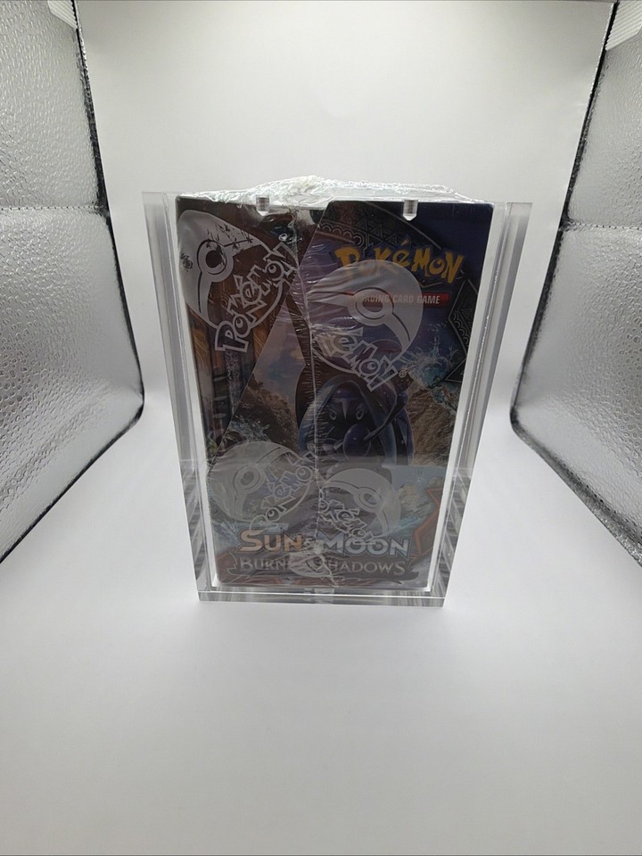 Pokemon TCG Sun & Moon Burning Shadows Booster Box w Acrylic Case | eBay