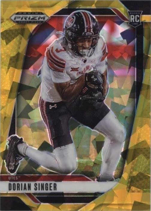 2025 Panini Prizm Draft Picks - Dorian Singer #168 Gold Ice Prizm (RC ...