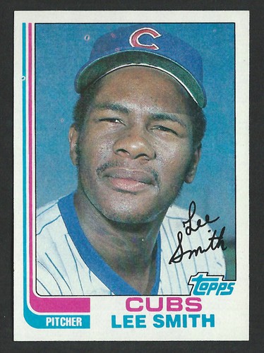 1982 Topps #452 LEE SMITH Chicago Cubs ROOKIE CARD - Hall of Fame - 11 ...