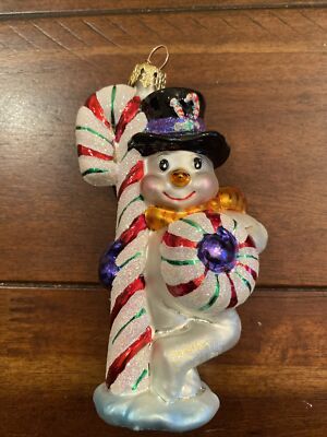 CHRISTOPHER RADKO PEPPERMINT CHILLIN ORNAMENT 5" TALL | eBay