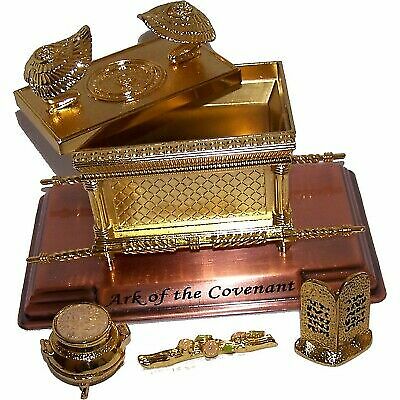 The Ark Of The Covenant Gold Plated with Ark Contents replica ( Aaron ...