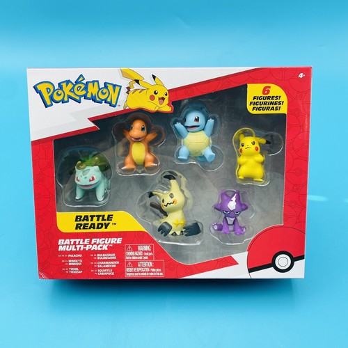 Pokemon 2-Inch Battle Figure 6 Pcs Gift Set Toxel Bulbasaur Pikachu ...