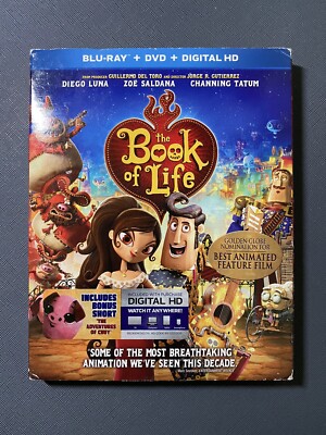 The Book of Life (Blu-ray/DVD, 2014, 2-Disc Set) Jorge Gutierrez, W ...