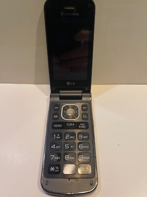 LG UN530 U.S Cellular Cellular Flip Phone BLACK no cord does power on ...