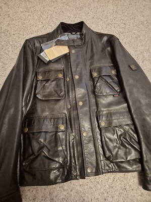 Belstaff Brad Leather Jacket NOS | eBay UK
