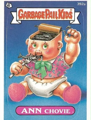 1987 Garbage Pail Kids Series 10 Card #392a Ann Chovie | eBay