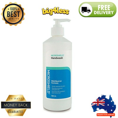 Mild Neutral Formula HandWash (Microshield) White 500ml Bottle with ...