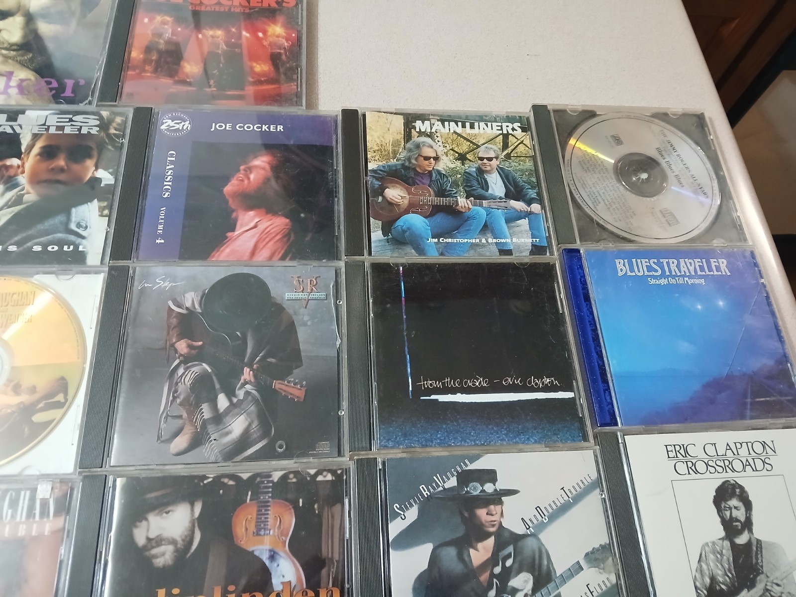 Blues cd lot/32 Keb Mo,SRV,J Geils,KWS,Clapton,Rev Horton Heat,Freddy ...