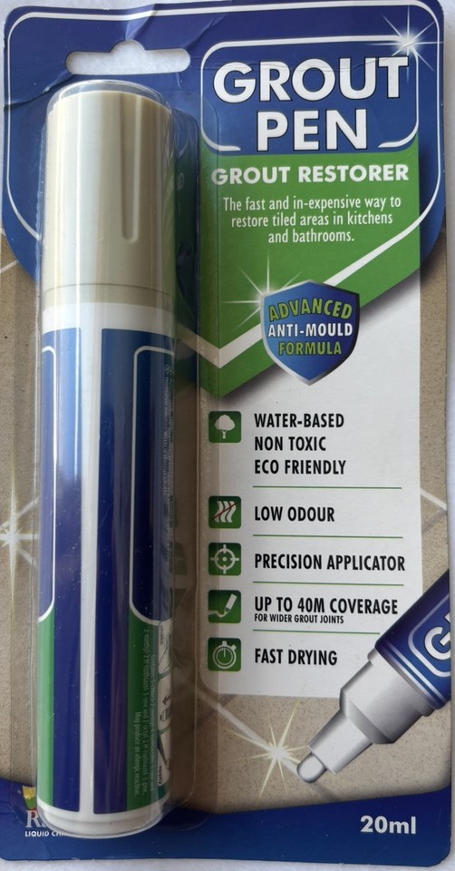 Grout Pen Ivory Tile Paint Marker: Waterproof Tile Grout Colorant Pen ...